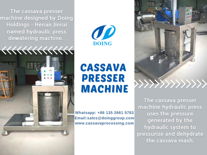 Is there a cassava presser machine? How does it work?_Blog